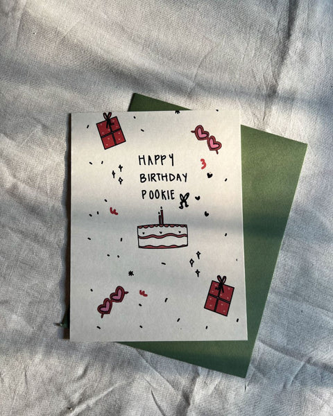 Happy Birthday, Pookie! | Illustrated Greeting Card – Nigarish